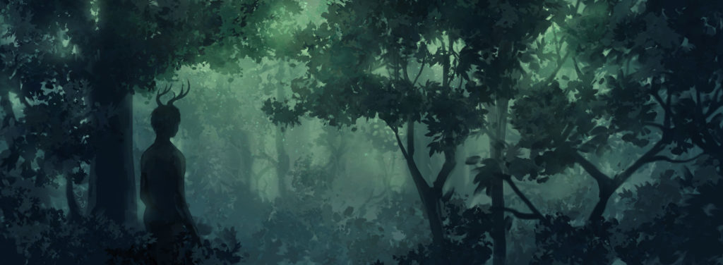 antler boy v01 – soft cryptid